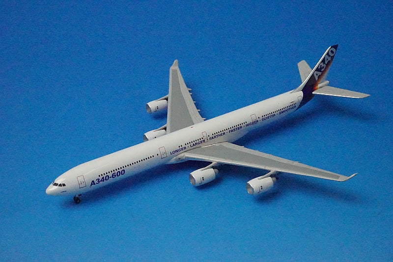 1:400 A340-600 Airbus Hascalar LONGER/LARGER/FARTHER/FASTER/HIGHER/QUI ...