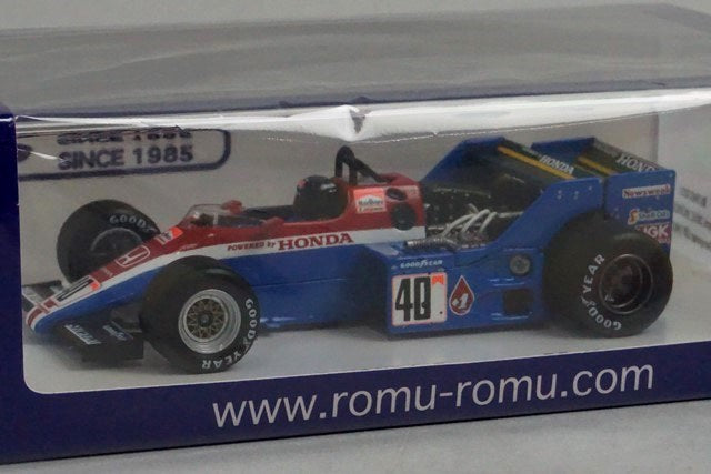 1:43 SPARK ROMU031 ROMU Spirit 201C Honda European GP 1983 S.Johansson ...